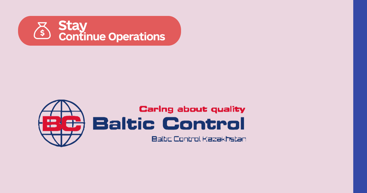 #LeaveRussia: Baltic Control is Doing Business in Russia as Usual