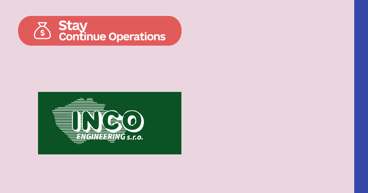 #LeaveRussia: INCO Engineering s.r.o. is Doing Business in Russia as Usual