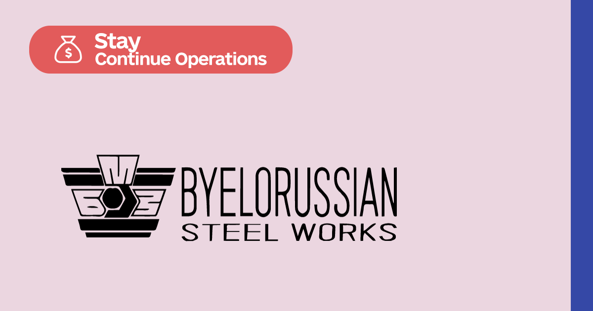#LeaveRussia: Byelorussian Steel Works is Doing Business in Russia as Usual