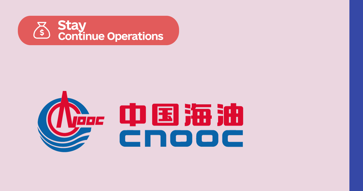 #LeaveRussia: China National Offshore Oil Corporation (CNOOC Group) is ...