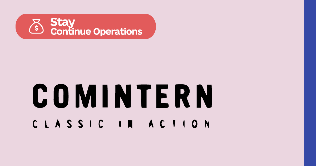 #LeaveRussia: Comintern is Doing Business in Russia as Usual